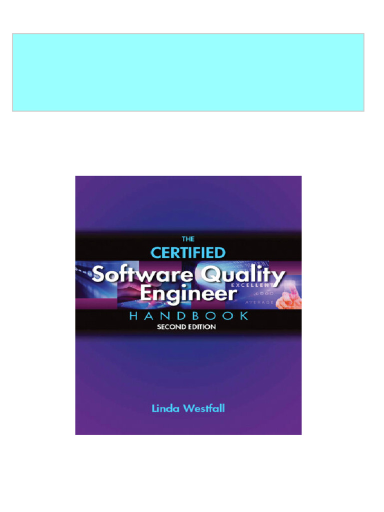Instant Download The Certified Software Quality Engineer Handbook ... Instant Download The Certified Software Quality Engineer Handbook ...