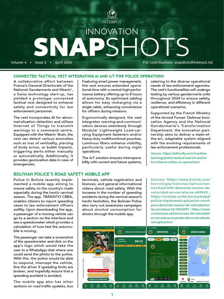 AI-Enhanced Tactical Vest for Police Safety | PDF | Internet Of Things ...