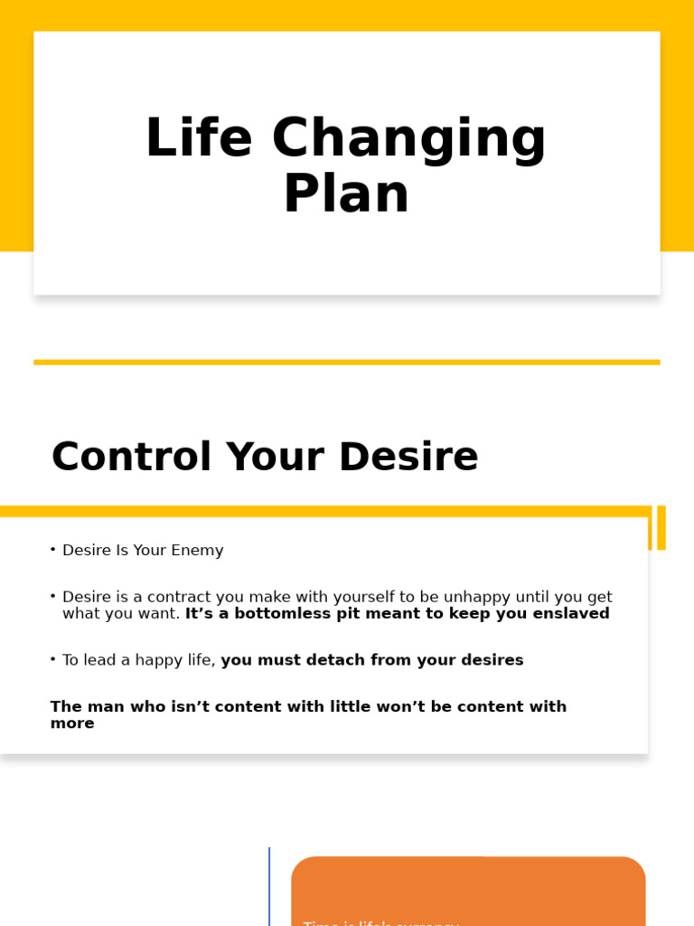Life Plan | PDF