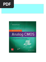 Design of Analog CMOS Integrated Circuits - Behzad Razavi PDF | PDF