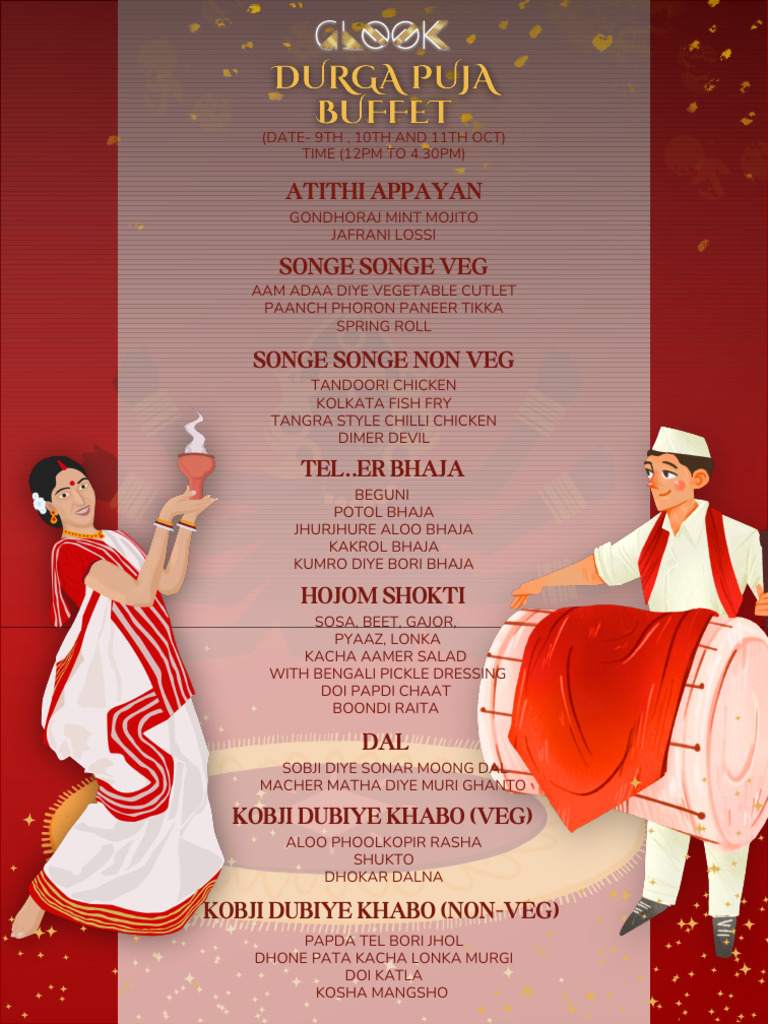 Durga Puja Buffet 2025 | PDF