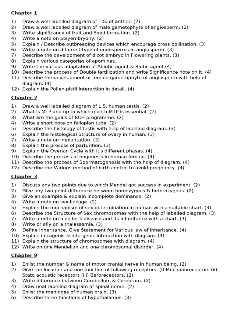 Bio Question Bank - 070403 | PDF | Immune System | Anatomy
