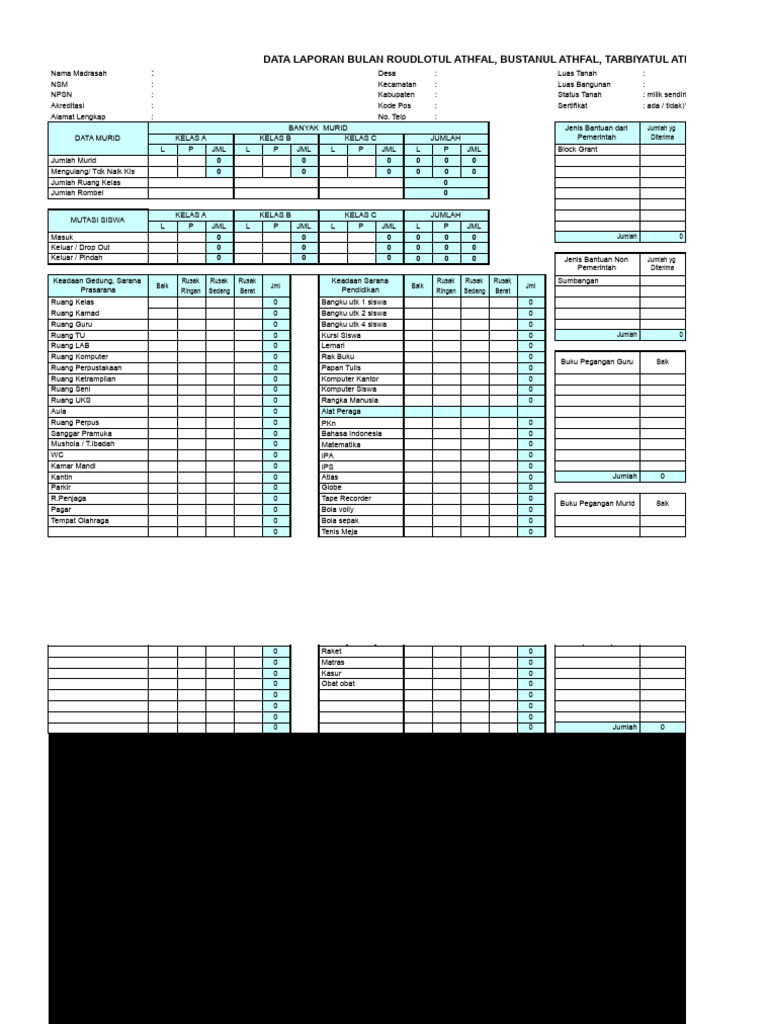 Untitled Spreadsheet - Lembar 1 | PDF