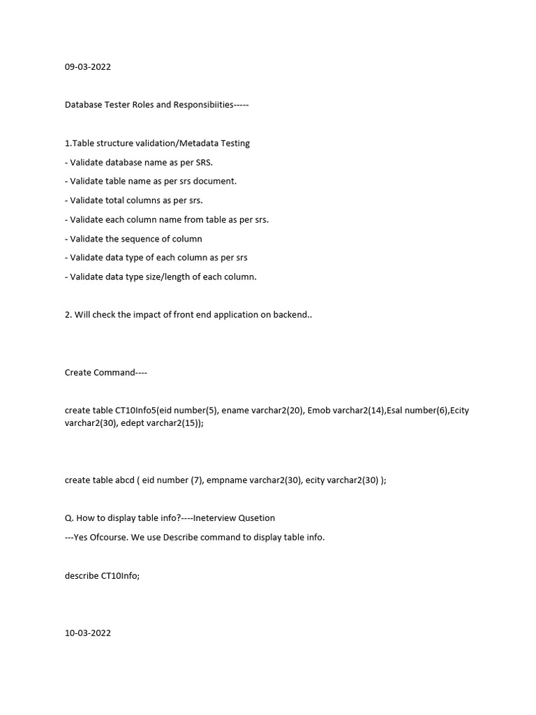 CT10 - Practical - Up To 17th March | PDF | Table (Database) | Information Technology Management