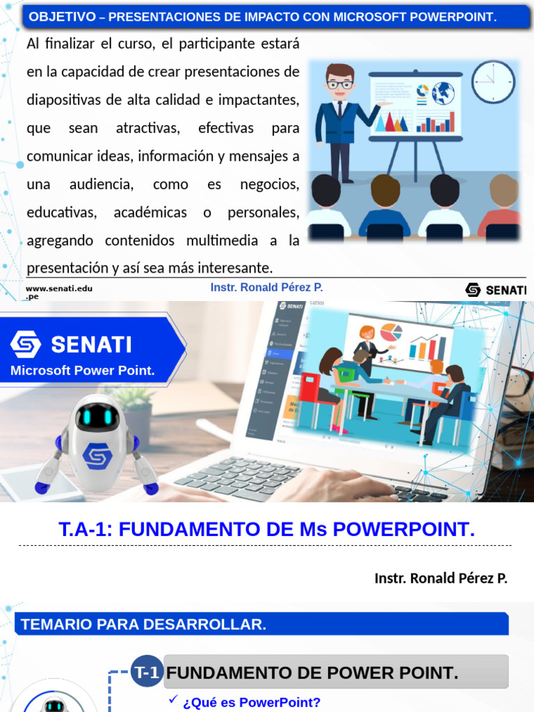 P-I Microsoft PowerPoint1 | PDF | Microsoft PowerPoint | Informática