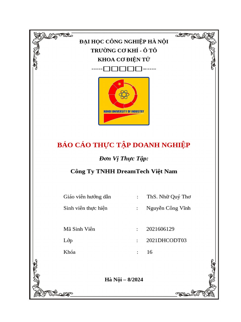 Nguyen Cong Vinh 2021606129 | PDF