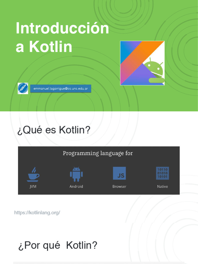 Kotlin 1716642324 | PDF | Java (lenguaje de programación) | Modelos de ...
