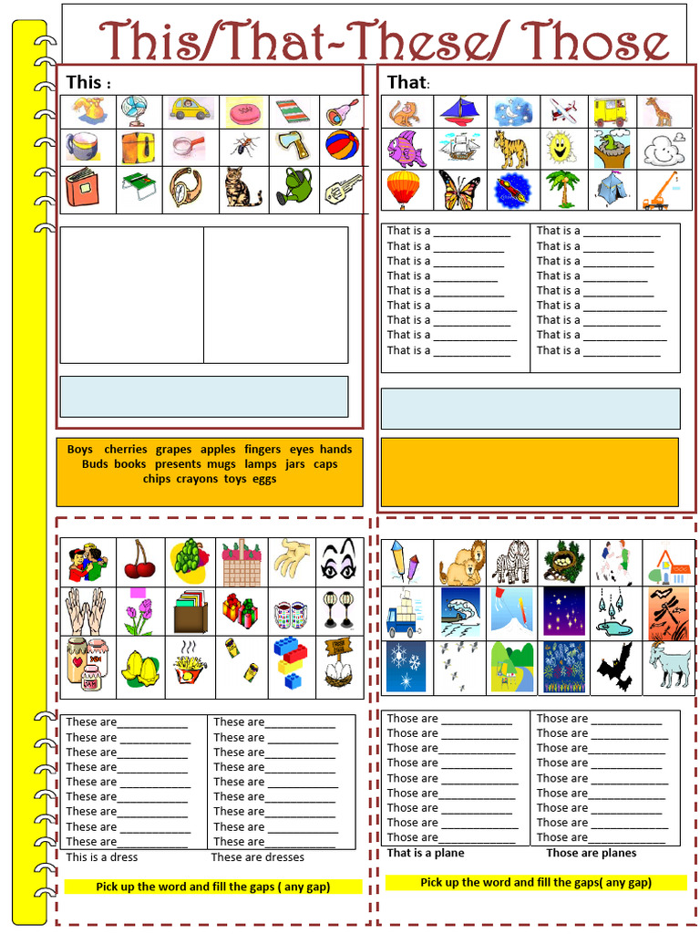 AtDbZ2ns3J 1700 Demonstratives This That These Those | PDF