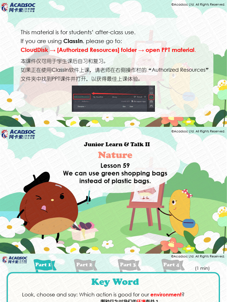 This Material Is For Students' After: - Class Use. If You Are Using, Please Go To | PDF | Recycling