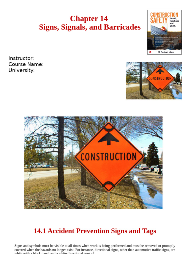 Accident Prevention Signs and Signals | PDF | Safety