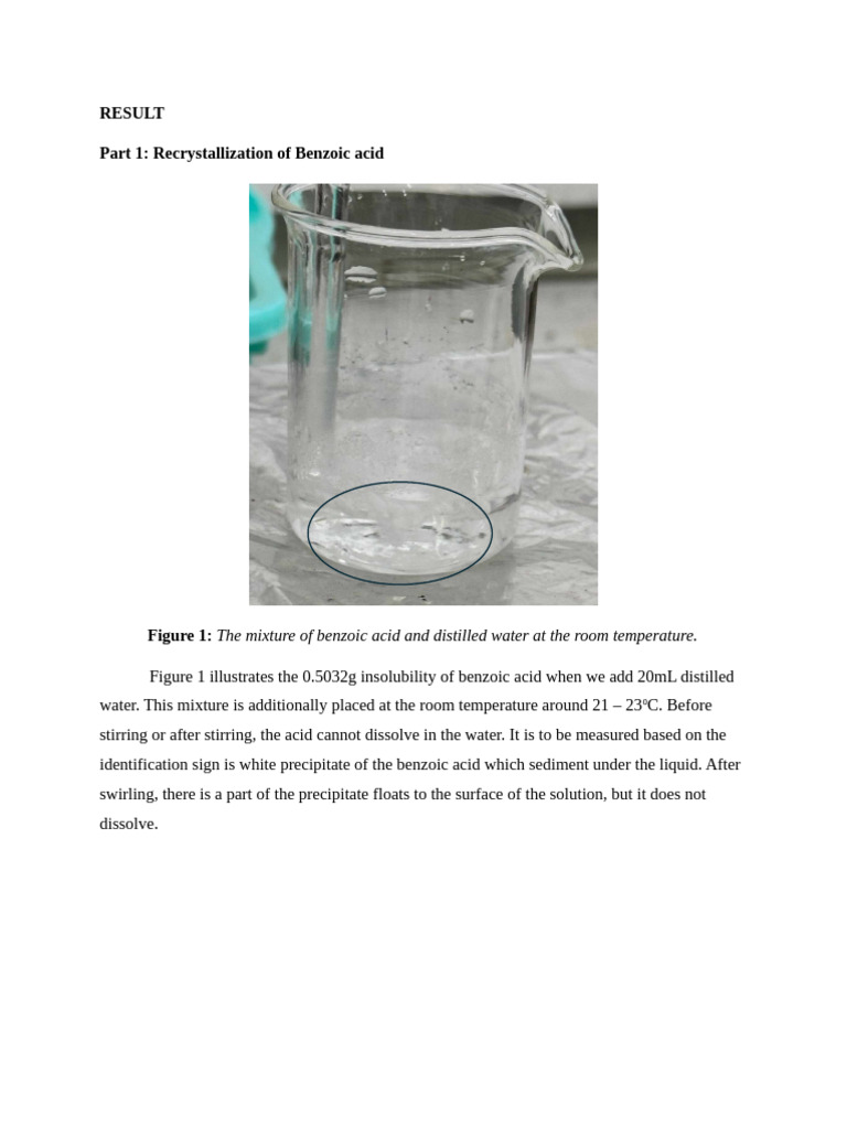Result Lab OC Ex2 | PDF | Solubility | Scientific Phenomena