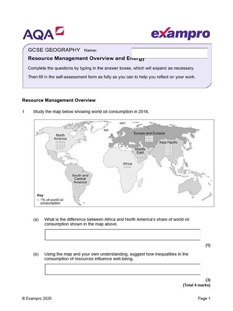 Exampro Resource Management - Overview - Energy | PDF | Renewable ...