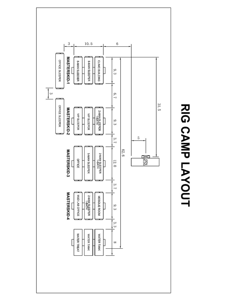 Rig Camp Layout | PDF