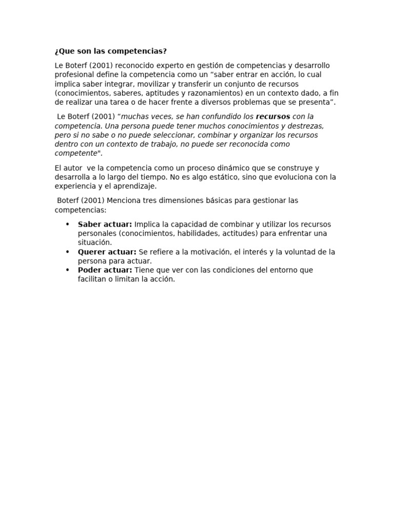 Que Son Las Competencias | PDF