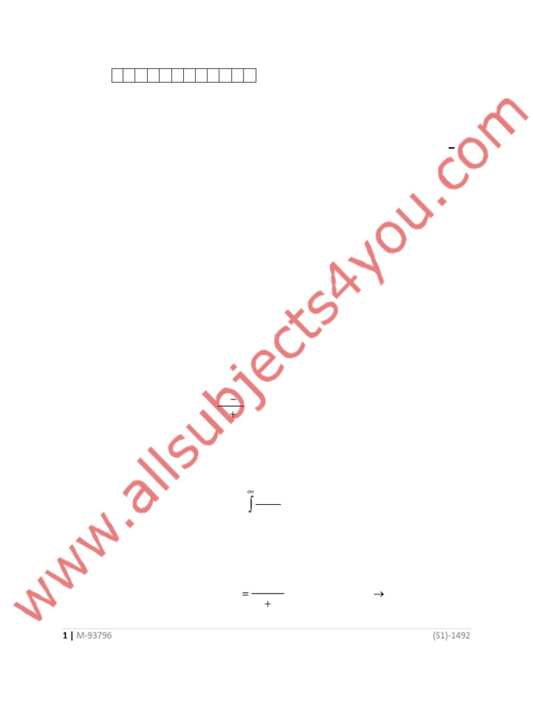 BTECH-SEM-1-BTAM-101-23 End Sem Final Question Paper Math Ptu Btech Cse 1st Sem | PDF ...