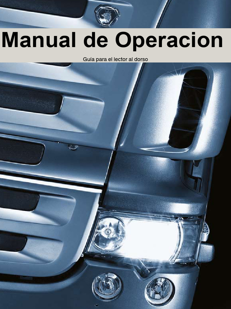 Manual de Operacion Scania | PDF | Transmisión automática | Vehículo de ...