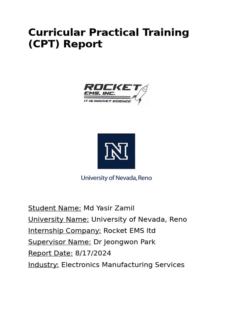 Curricular Practical Training | PDF | Printed Circuit Board