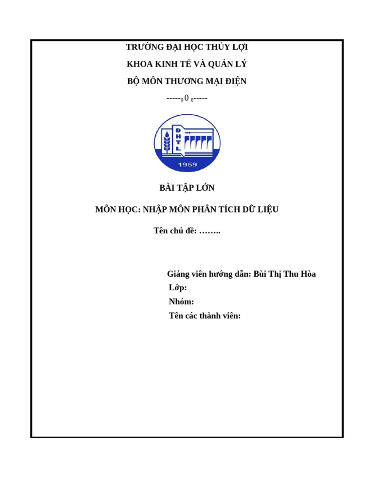 Mẫu báo cáo BTL | PDF