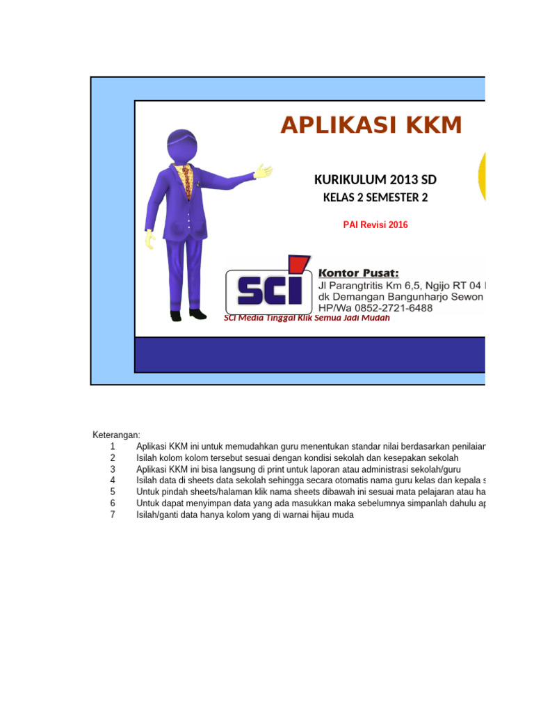 Aplikasi KKM Pai Kelas 2 Semester 2 Beres | PDF