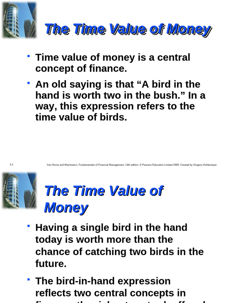 Lecture 4 Time Value of Money (A) | PDF | Interest | Present Value