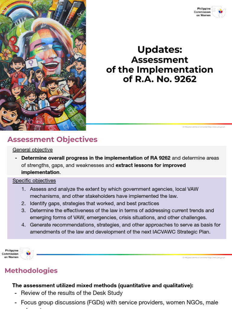 Updates - Assessment of The Implementation of R.A. No. 9262 | PDF ...