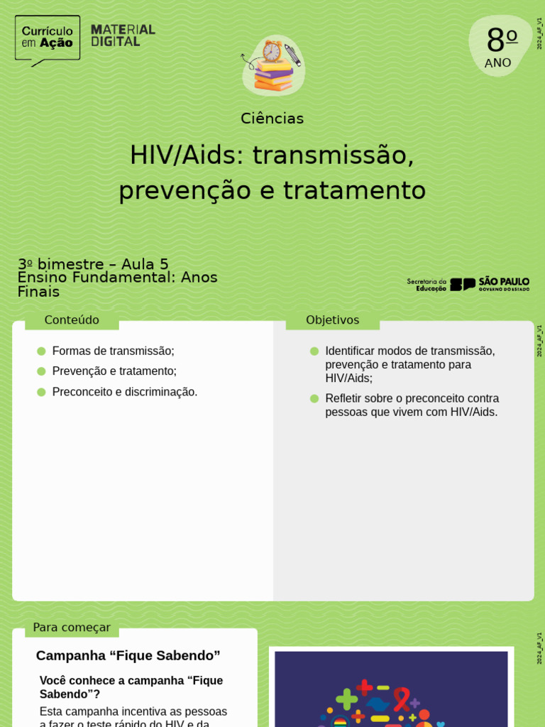 HIV/Aids: Transmissão e Prevenção | PDF | HIV/AIDS | HIV