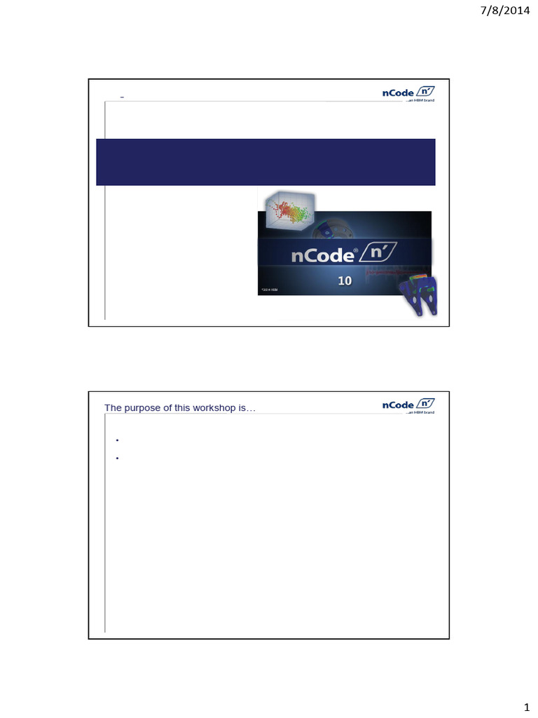 CAE Fatigue Analysis Workshop Overview | PDF | Fatigue (Material ...