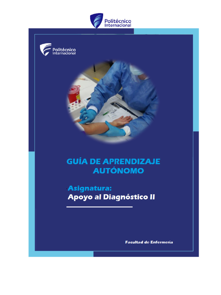 Guía Aprendizaje Apoyo Diagnóstico II | PDF | Ct Scan | Laboratorios