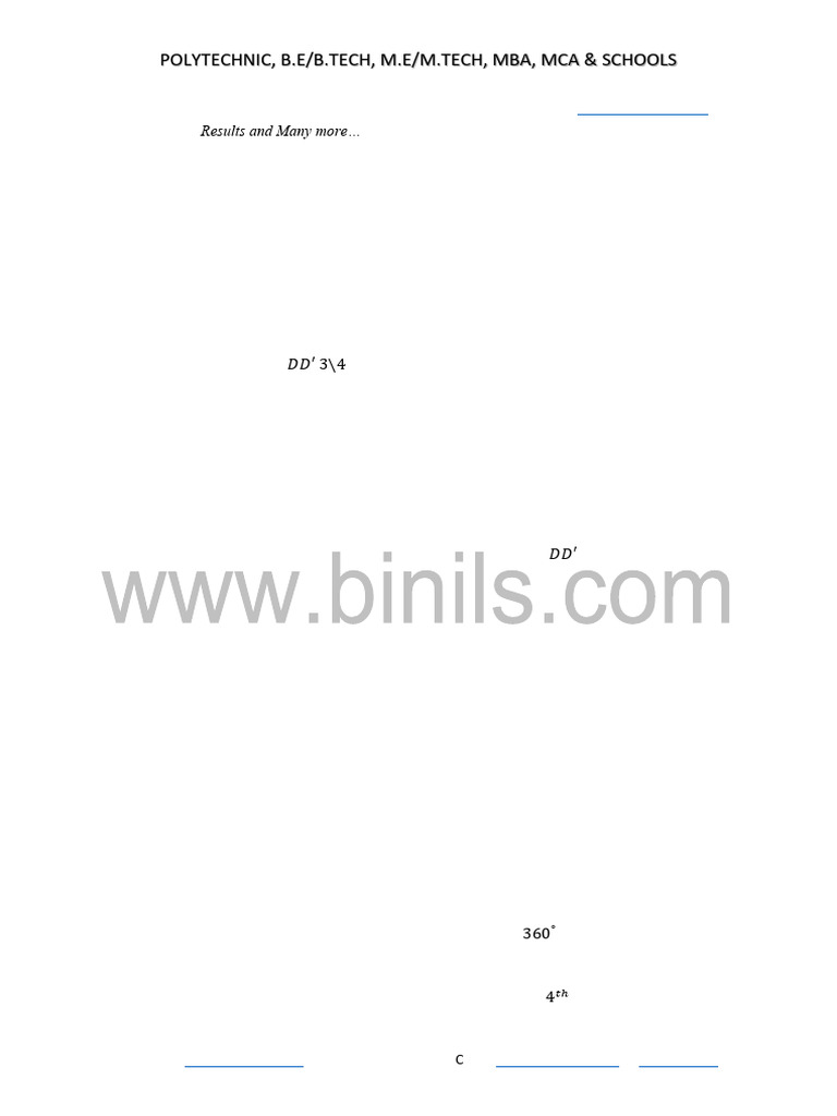 Ge3251 Engineering Graphics | PDF | Classical Geometry | Euclidean Plane Geometry