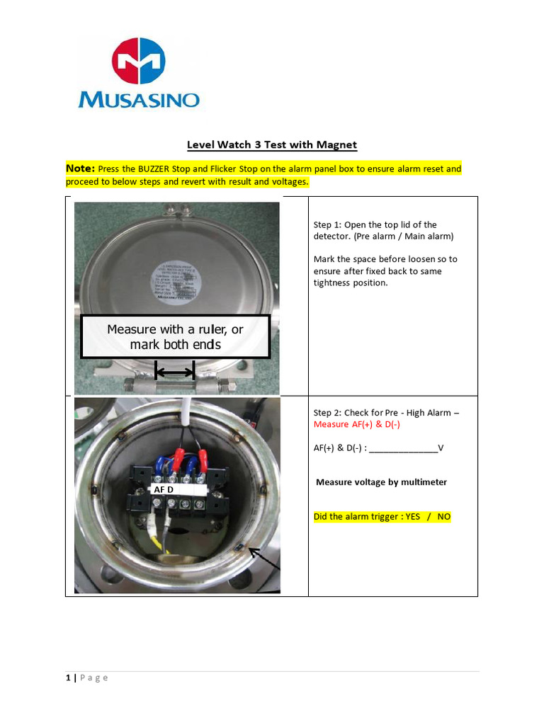 LW3 Check With Magnet Test Updated | PDF | Electromagnetism | Power ...