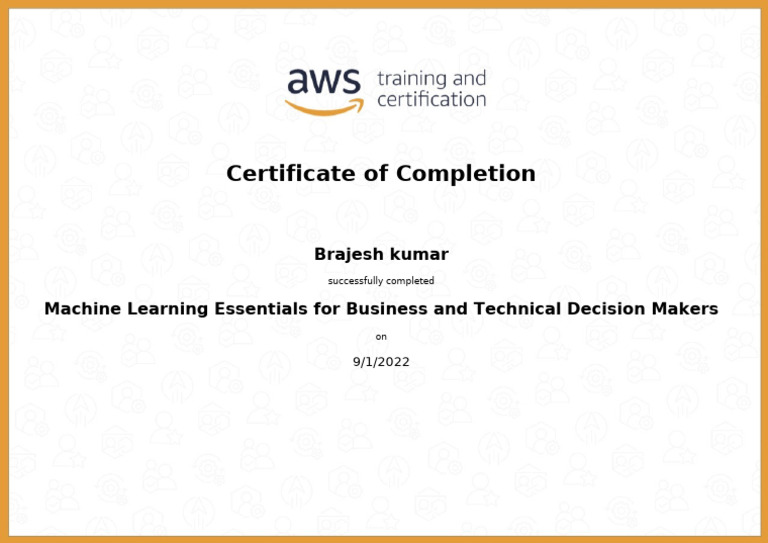 Brajesh Machine Learing Certificate Pdf