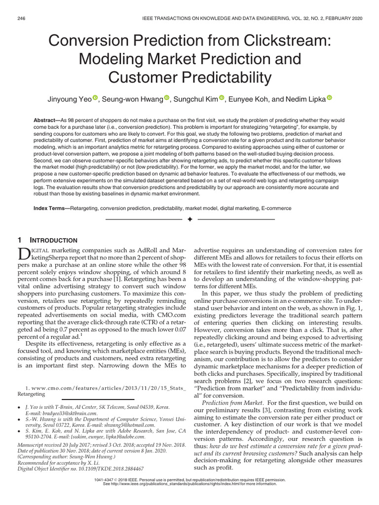 E-commerce Conversion Insights | PDF | Prediction | Forecasting