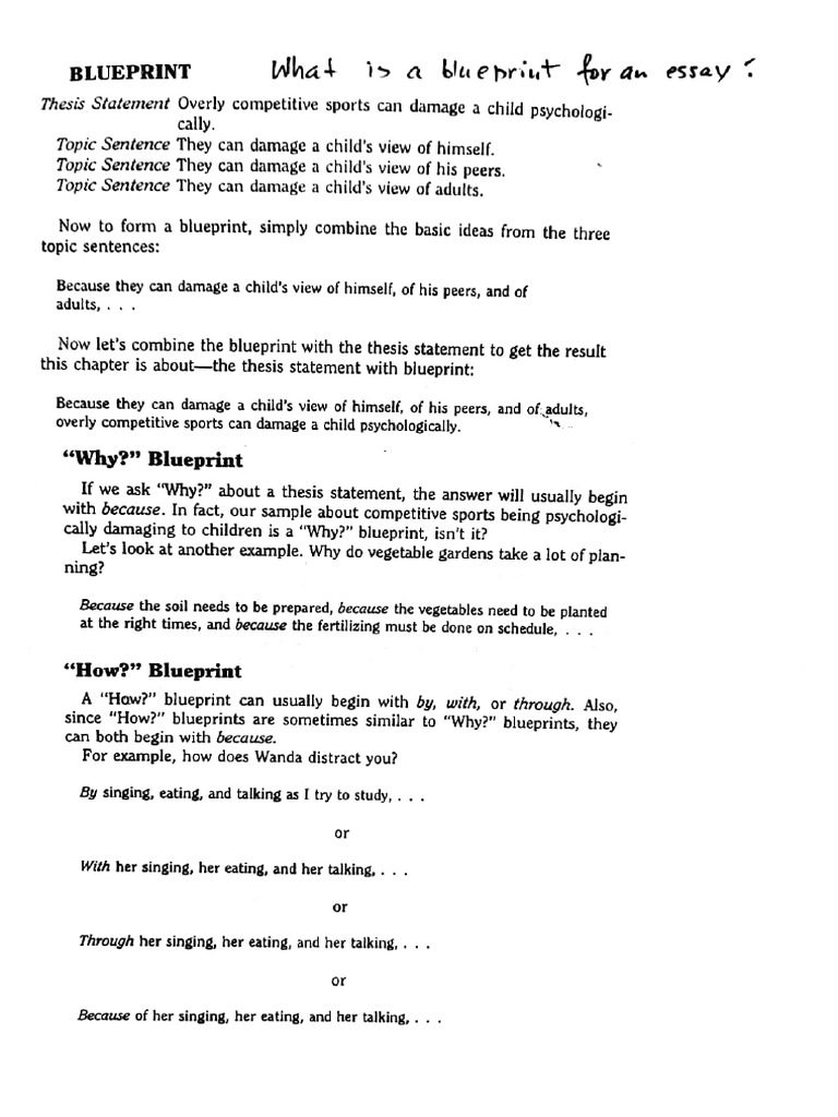 Blueprint | PDF