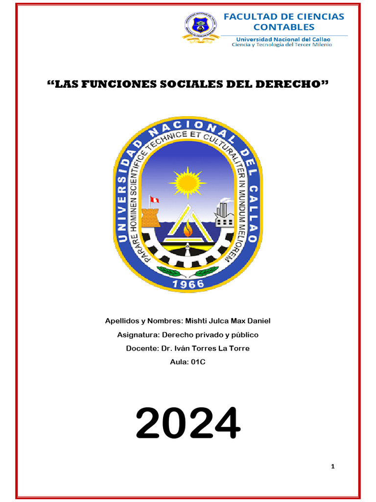 Ensayo. Mishti Julca Max Daniel 01C | PDF | Justicia | Crimen y violencia