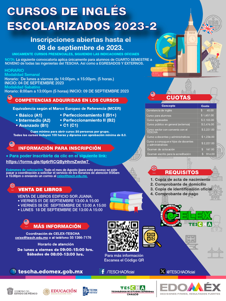 CONV CURSO INGLES ESCOLARIZADO de La Casa de Las Flores | PDF
