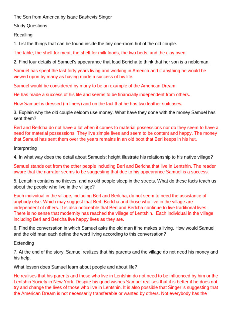 SON OF AMERICAN | PDF | Dictionary | Shabbat