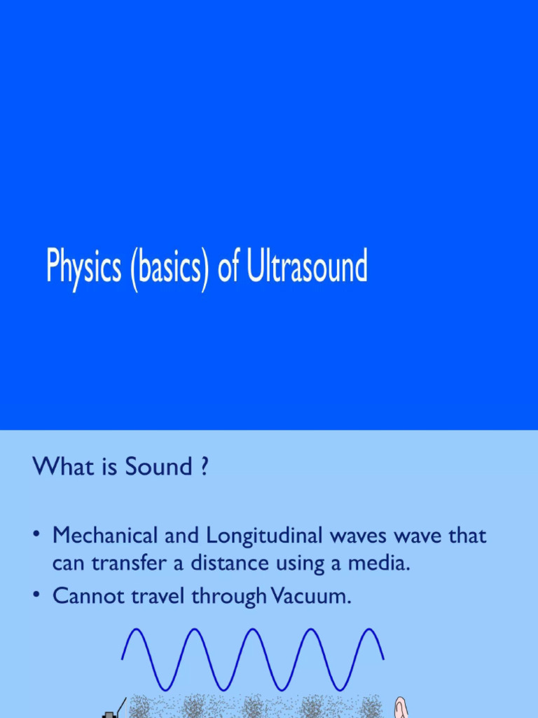 Basics of Ultrasound | PDF