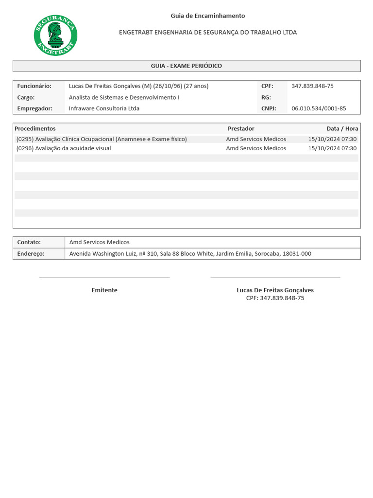 Guia Lucas Gonçalves | PDF