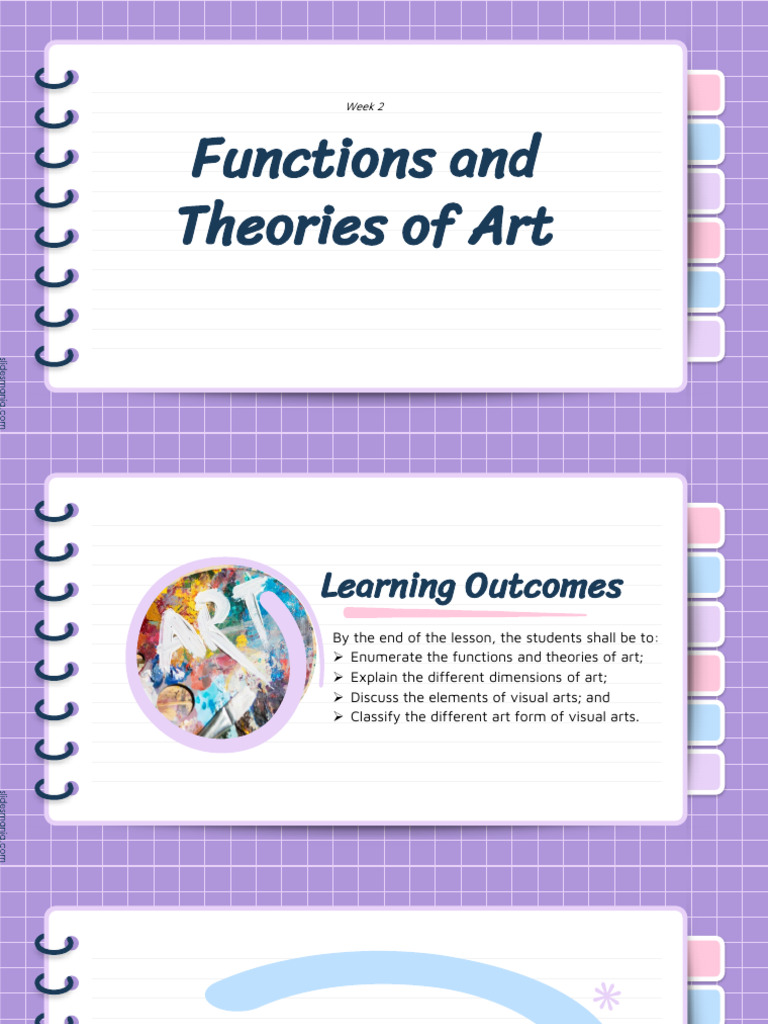 WEEK 2 Functions and Theories of Art | PDF | Beauty | Reality