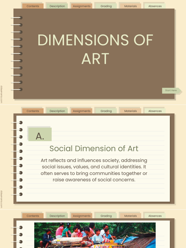 WEEK 3 Dimensions Types of Painting | PDF | Paintings | Liberal Arts ...