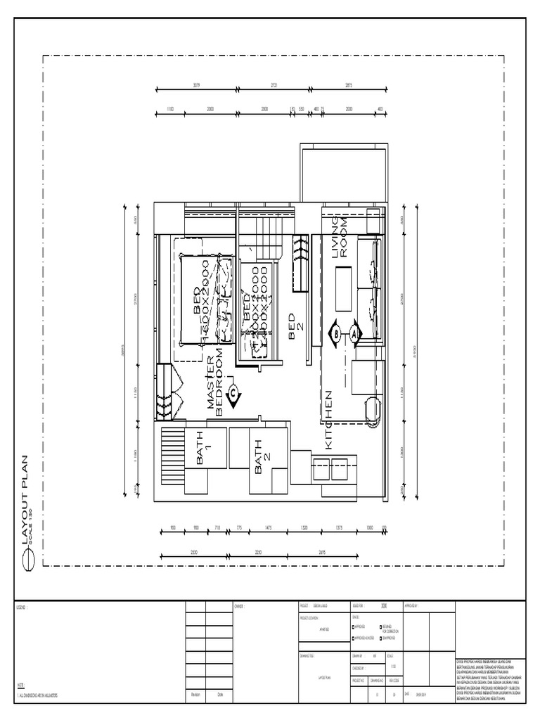 Rencana Layout Apart BSD | PDF