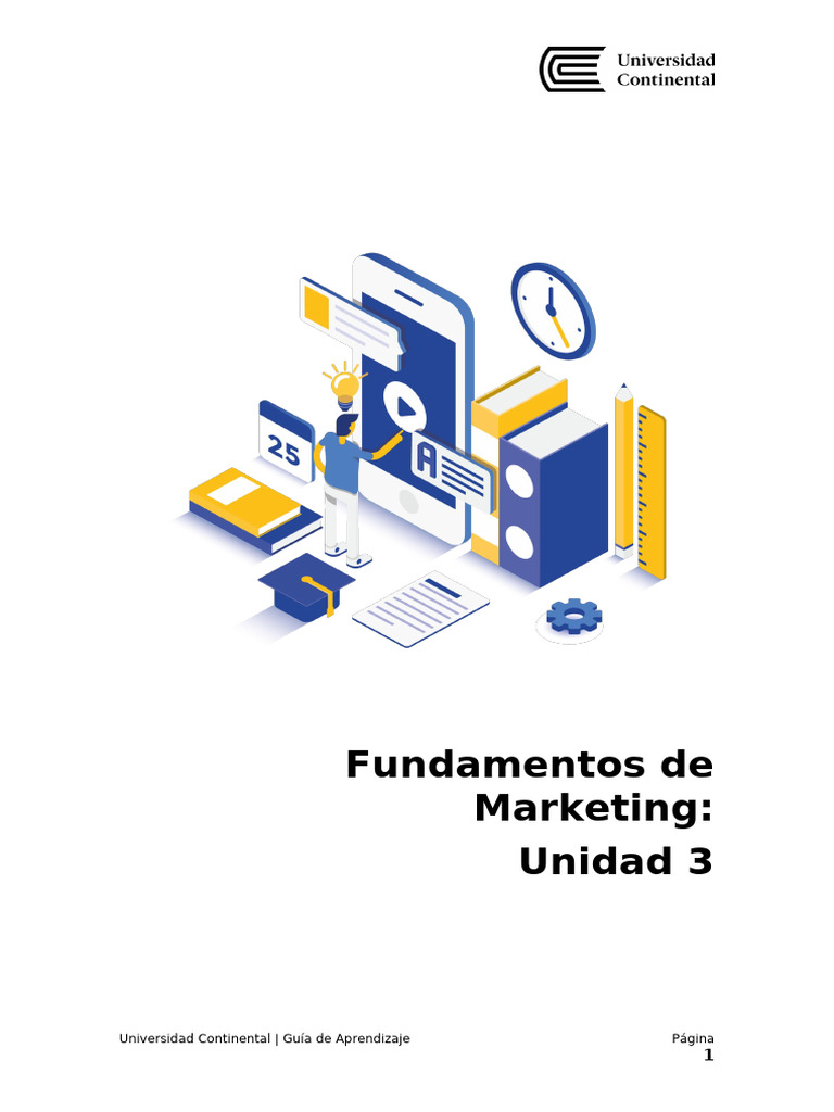 Guia - U3 - Fundamentos de Marketing | PDF | Marketing | Aprendizaje