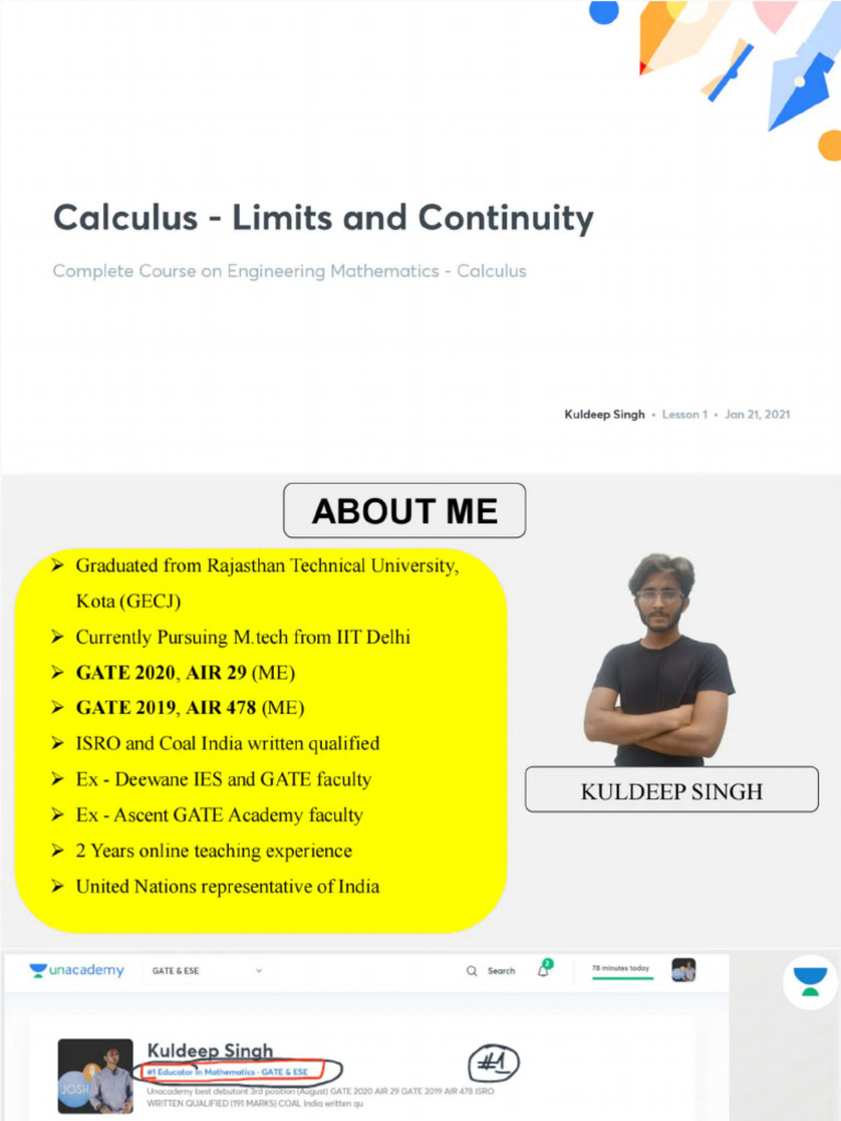 Calculus Limits and Continuity | PDF