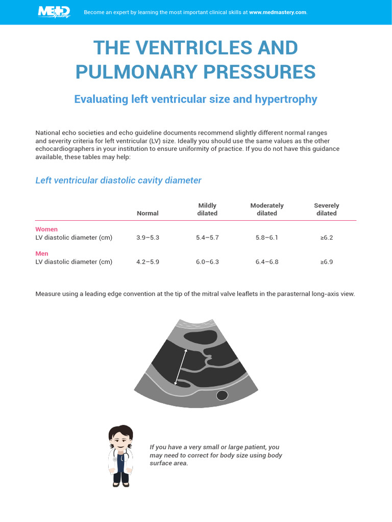 Evaluating Left Ventricular Size and Hypertrophy - ATF | PDF ...