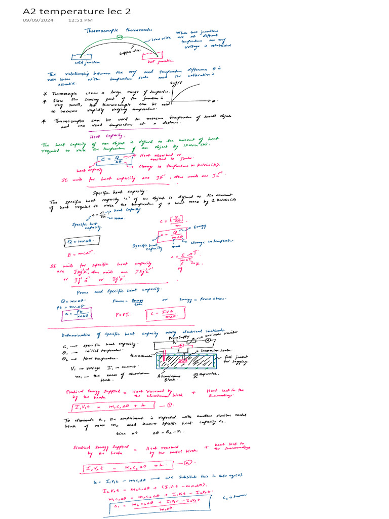 A2 Temperature Lec 2 | PDF