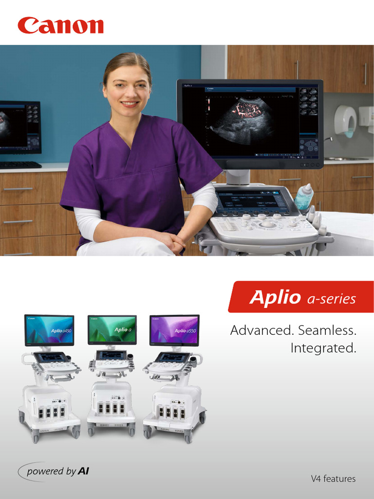 Brohure Aplio A | PDF | Medical Ultrasound