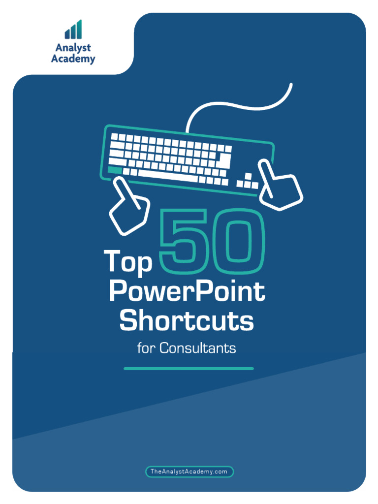Top 50 PowerPoint Shortcuts Guide | PDF | Software | Computing