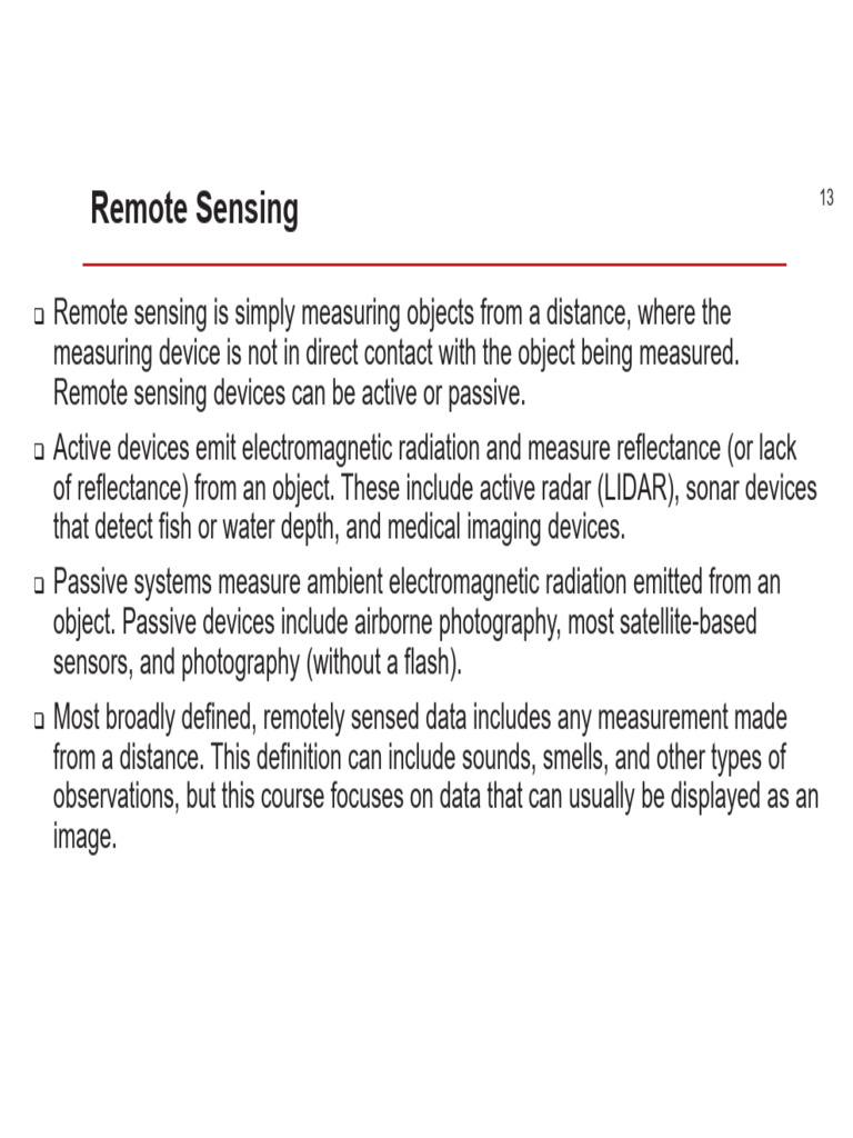 Remote Sensing | PDF | Remote Sensing | Geographic Information System Remote Sensing | PDF | Remote Sensing | Geographic Information System