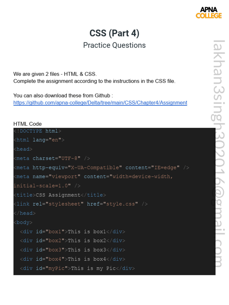 CSS Part4 (QS) | PDF