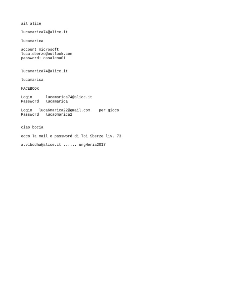 Password Mail Account Ecc | PDF